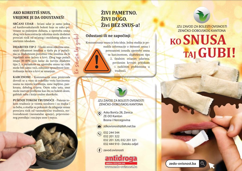 Šta je to Snus i koliko je štetan za zdravlje? - zenicainfo.ba